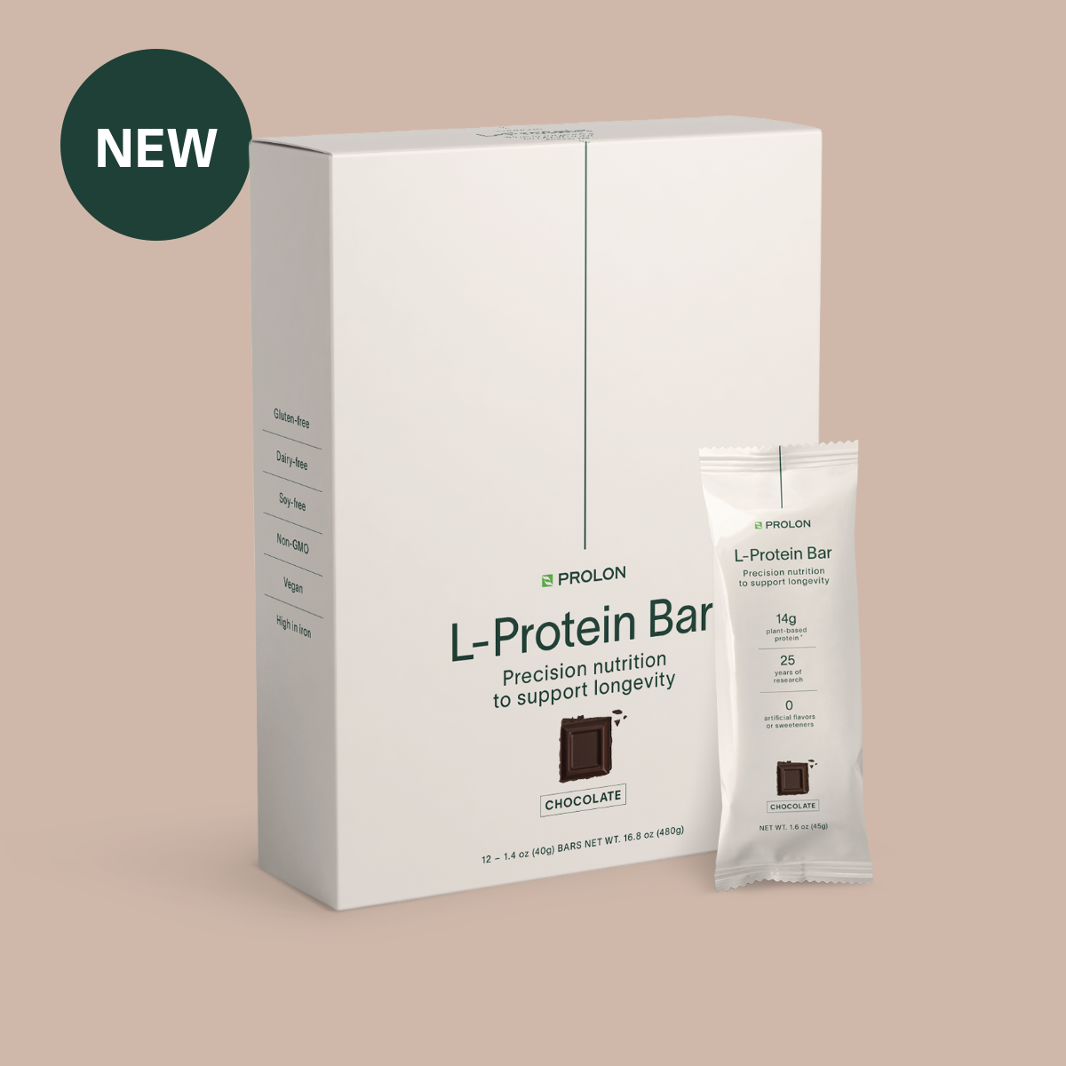 Longevity Protein Bar (12 x 45gr) – ProLon® Europe